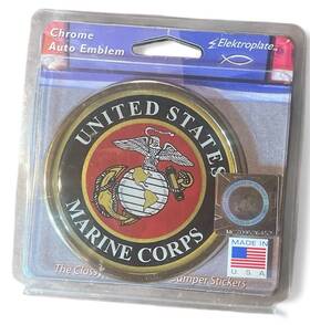 CHROME EMBLEMS Mrn-sl Corps Seal Usmc Auto Emblem Mrn